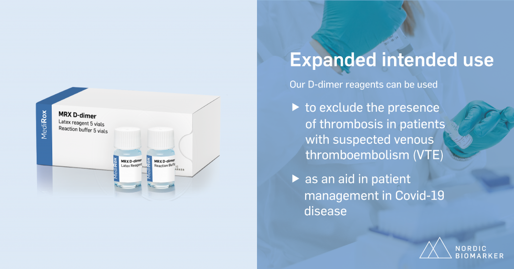 Expanded Intended Use For D Dimer Nordic Biomarker